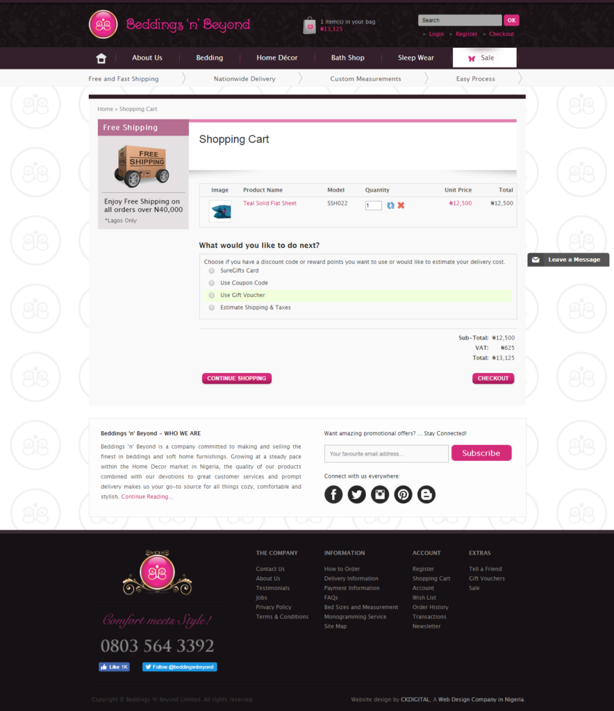 13 Important Pages for E-Commerce Websites - CKDIGITAL