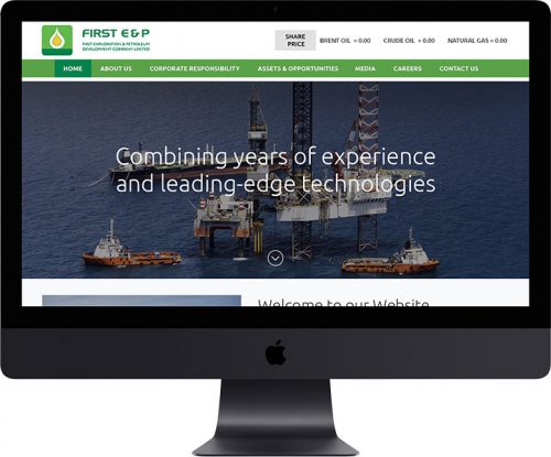 Website Redesign for First E&P - CKDIGITAL